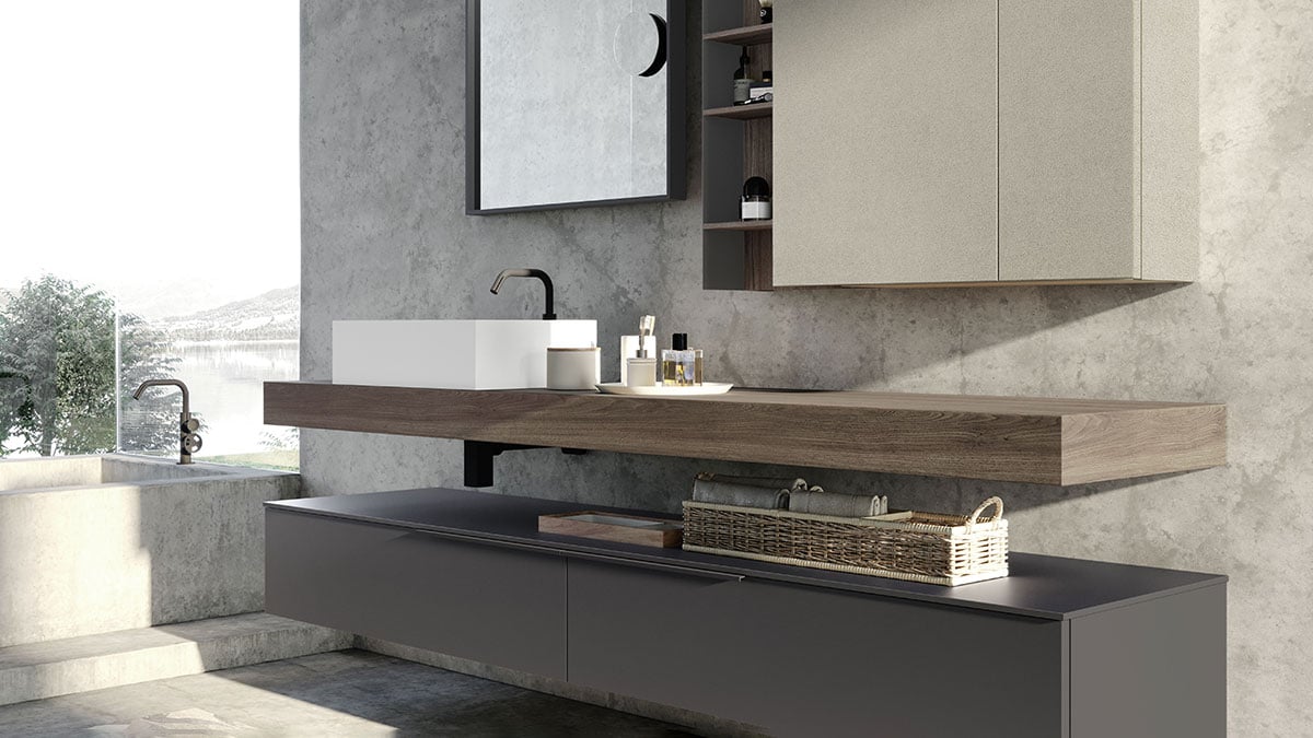 Urban Low Height | Low-Profile Bathroom Vanity | Hastings Bath Collection